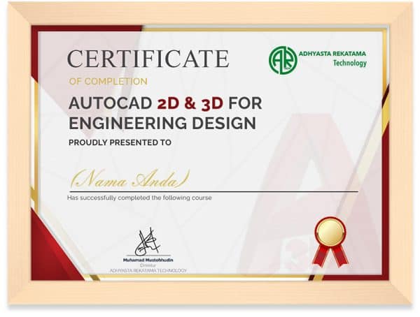 Autocad 2D dan 3D untuk Desain Engineering | Arkademi